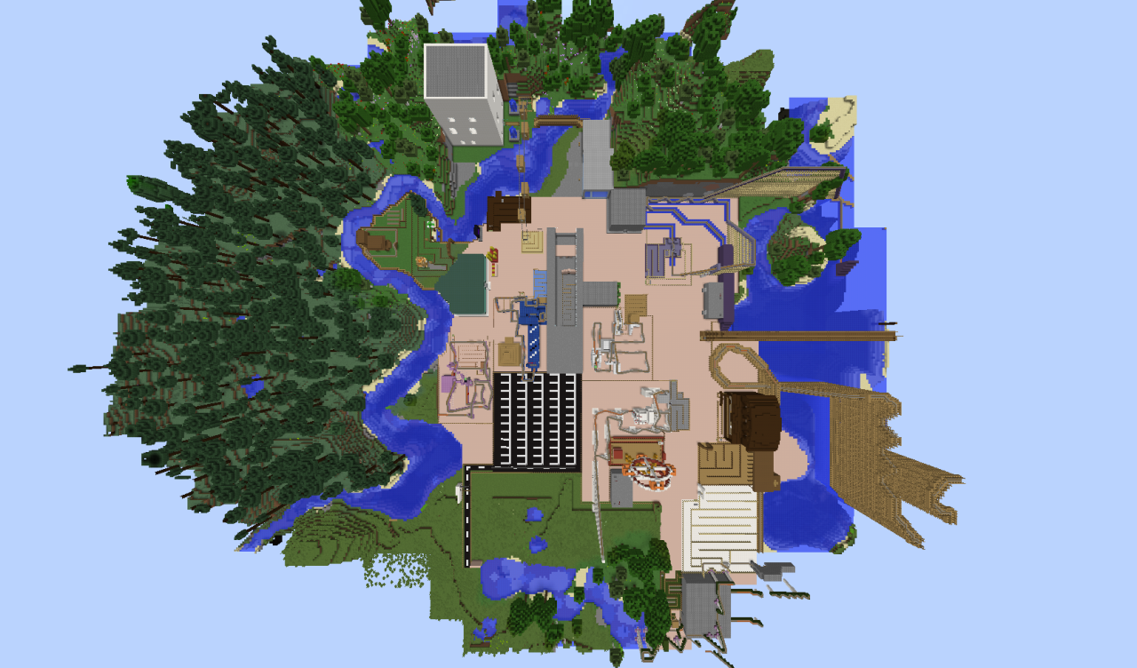 Wild World Amusement Park Minecraft Map
