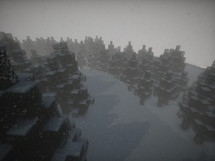 the world of Skyrim Minecraft Map