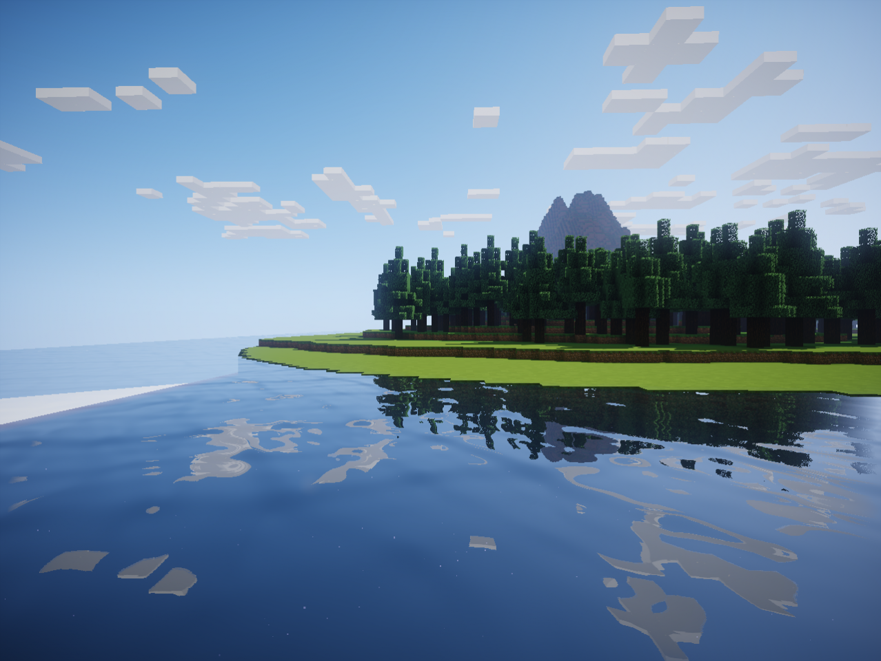 the world of Skyrim Minecraft Map