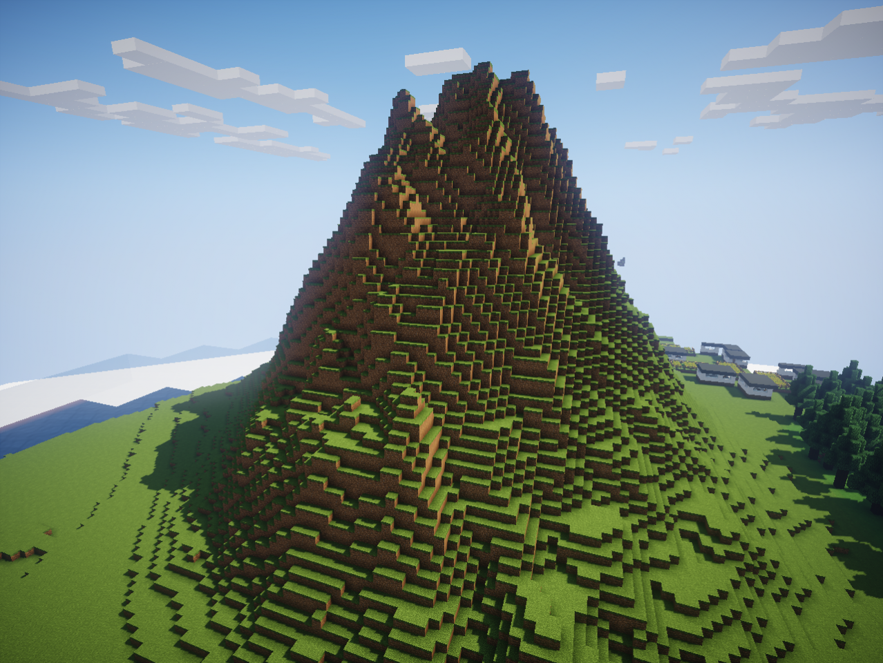 the world of Skyrim Minecraft Map