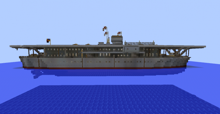 [WWII]- Fictional Japanese Aircraft Carrier- Pacific War Minecraft Map