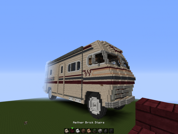 Huge 1980 Winnebago Chieftain MotorHome Minecraft Map