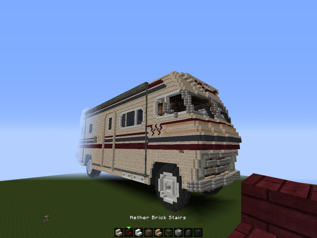 Huge 1980 Winnebago Chieftain MotorHome Minecraft Map