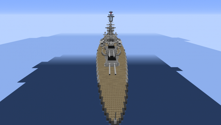 German Battleship Bismarck - NavalClash Minecraft Map