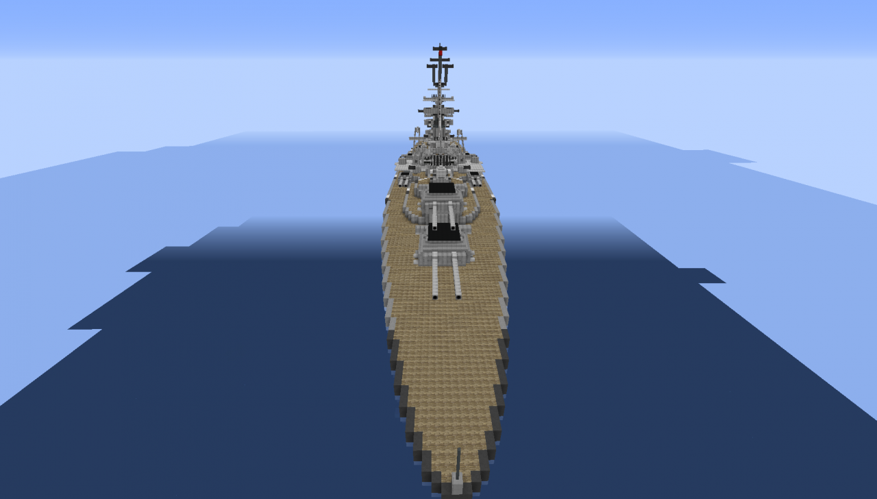 German Battleship Bismarck - NavalClash Minecraft Map