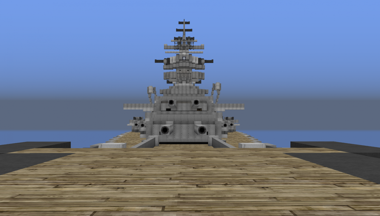 German Battleship Bismarck - NavalClash Minecraft Map