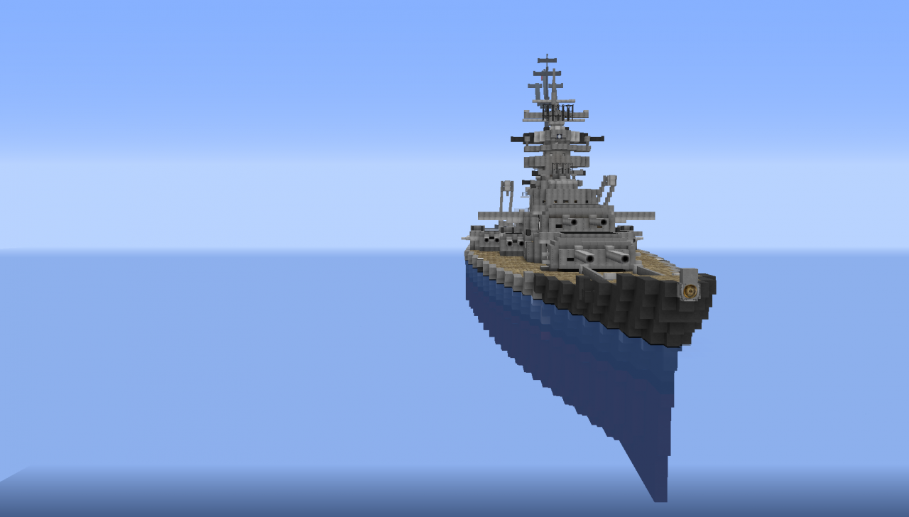 German Battleship Bismarck - NavalClash Minecraft Map