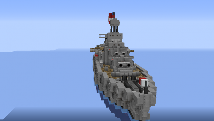 Battlecruiser HMS Hood - NavalClash Minecraft Map