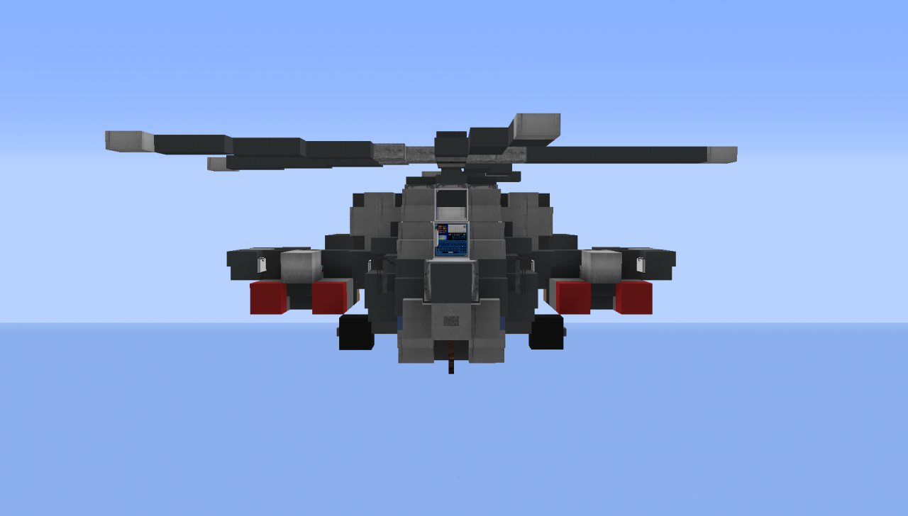 Russian Mil Mi-28 Attack Helicopter - NavalClash Minecraft Map