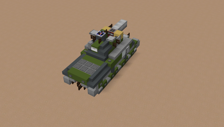 M4 Sherman American WW2 Tank - NavalClash Minecraft Map
