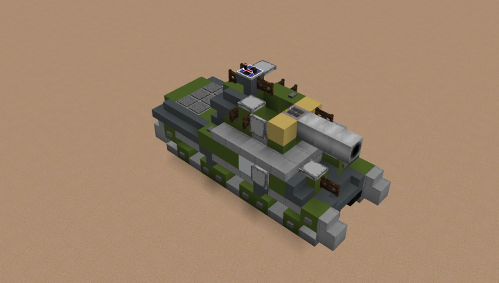 M4 Sherman American WW2 Tank - NavalClash Minecraft Map