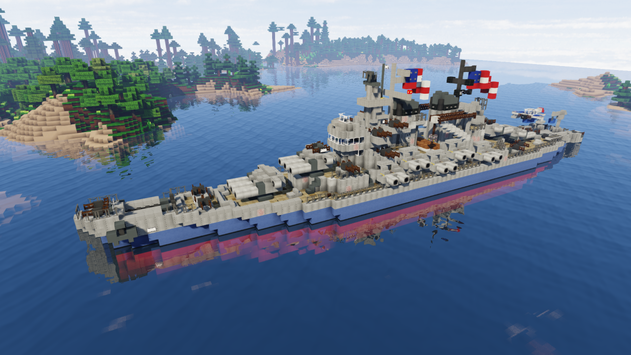 USS Montana - Montana Class Battleship - NavalClash Minecraft Map