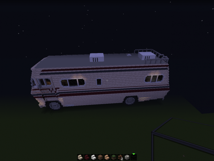 Huge 1980 Winnebago Chieftain MotorHome Minecraft Map