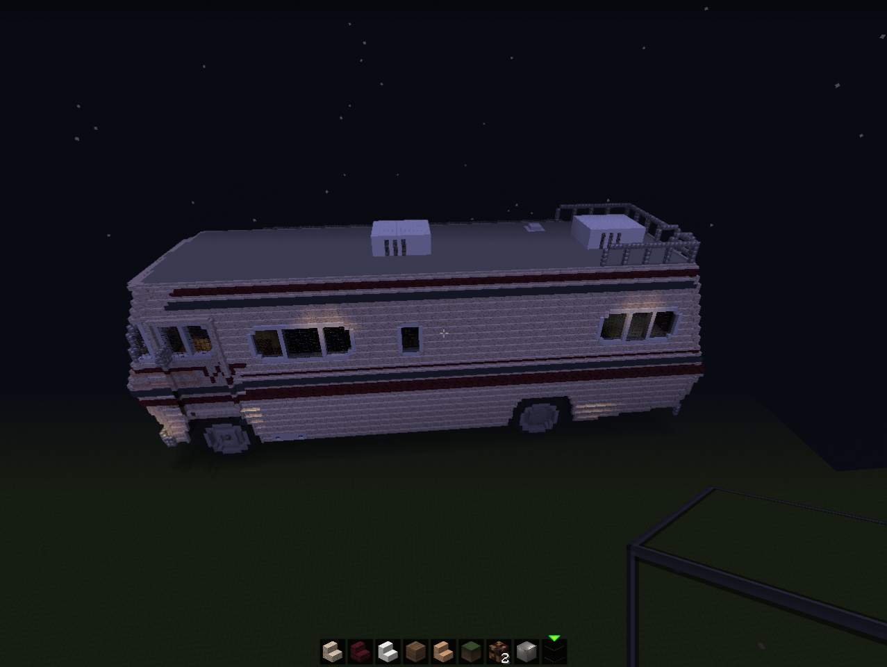 Huge 1980 Winnebago Chieftain MotorHome Minecraft Map