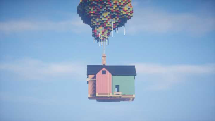 Disney's Up House & DNLD Minecraft Map