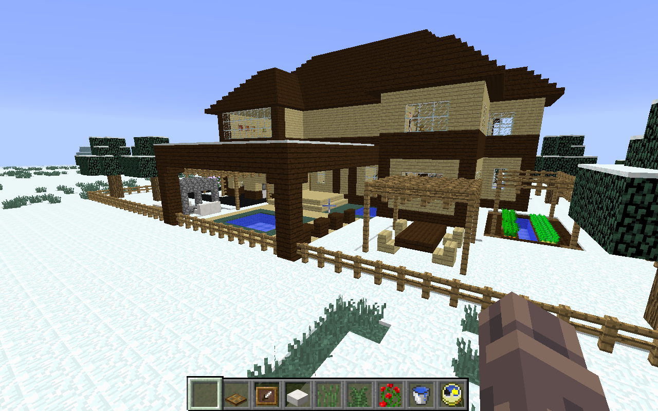 Winter House Minecraft Map