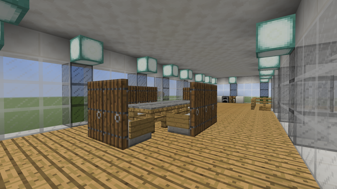 White Modern Mini Mansion Minecraft Map