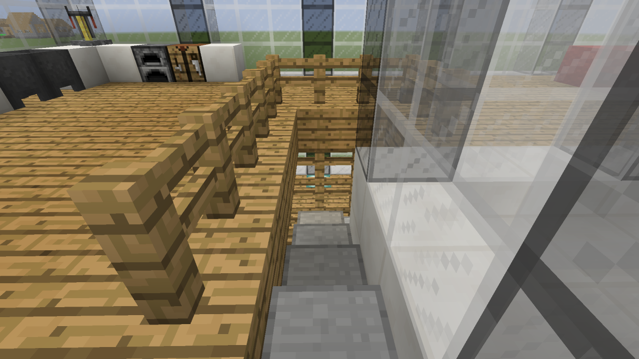 White Modern Mini Mansion Minecraft Map