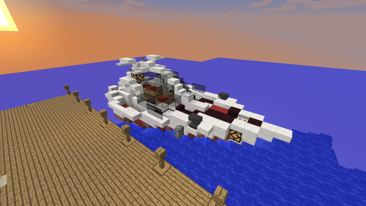Motorboat/Small Yacht Minecraft Map