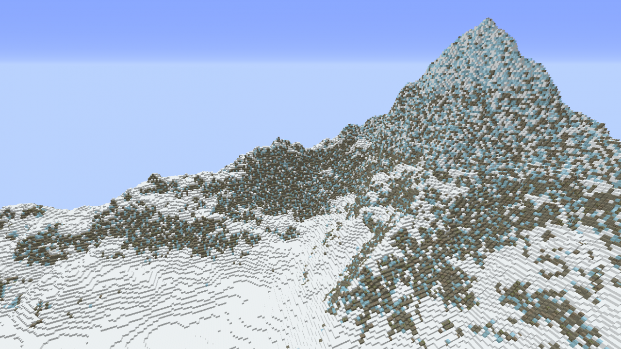 snowy mountain + download Minecraft Map