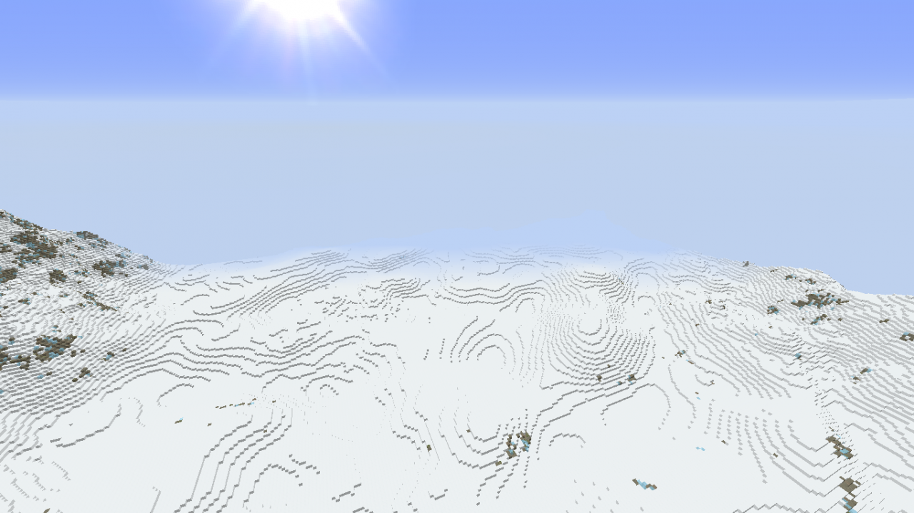 snowy mountain + download Minecraft Map