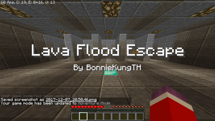Lava Flood Escape (Ended Beta) Minecraft Map