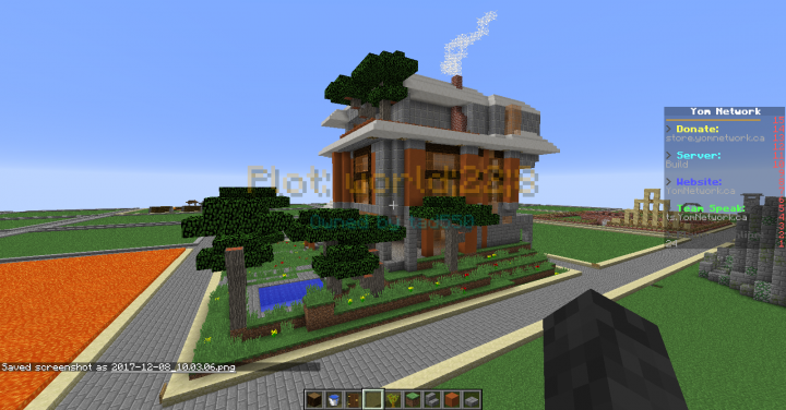 acacia and terracotta house Minecraft Map