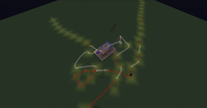 my roller coaster with mods Minecraft Map