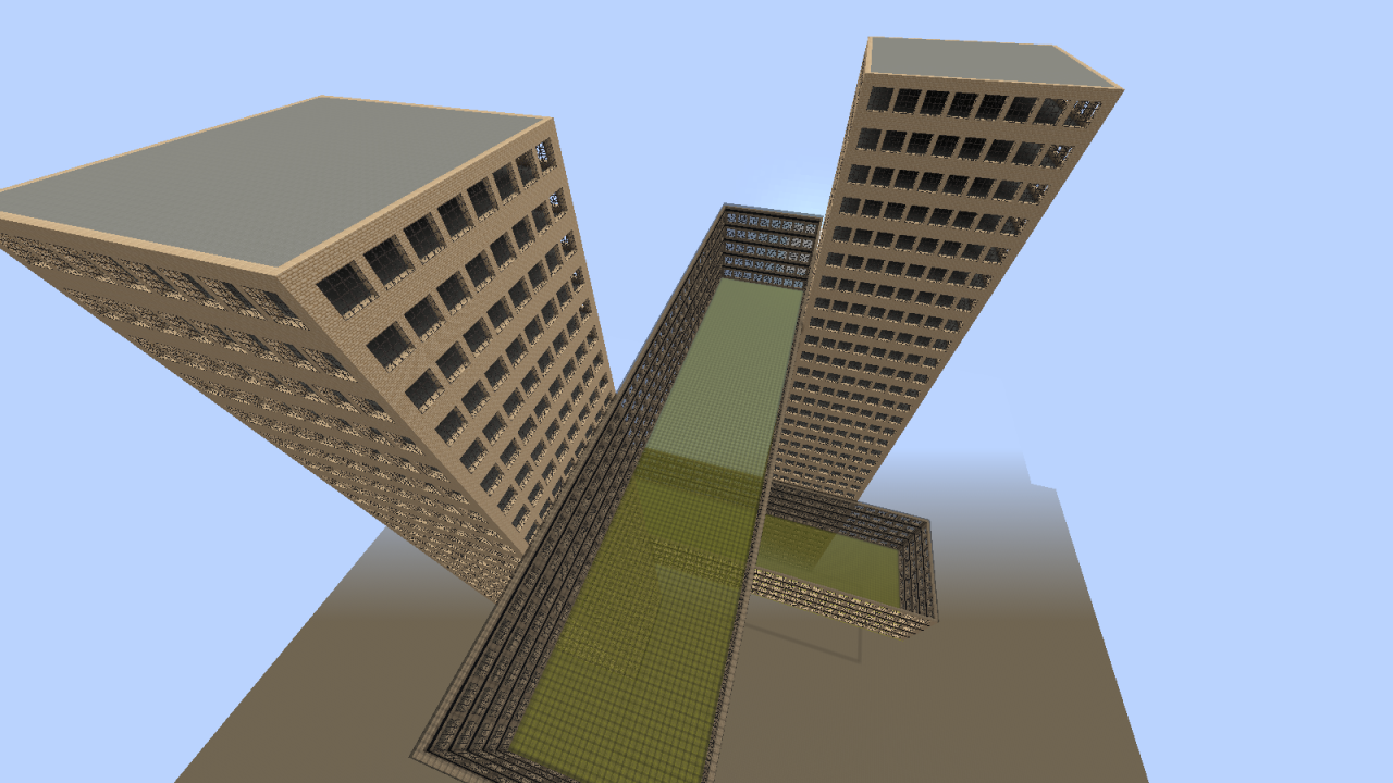 Cross Towers Minecraft Map