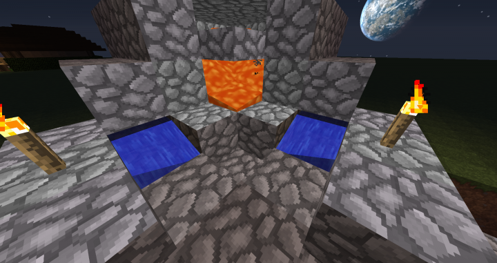 Double Cobblestone Generator Minecraft Map