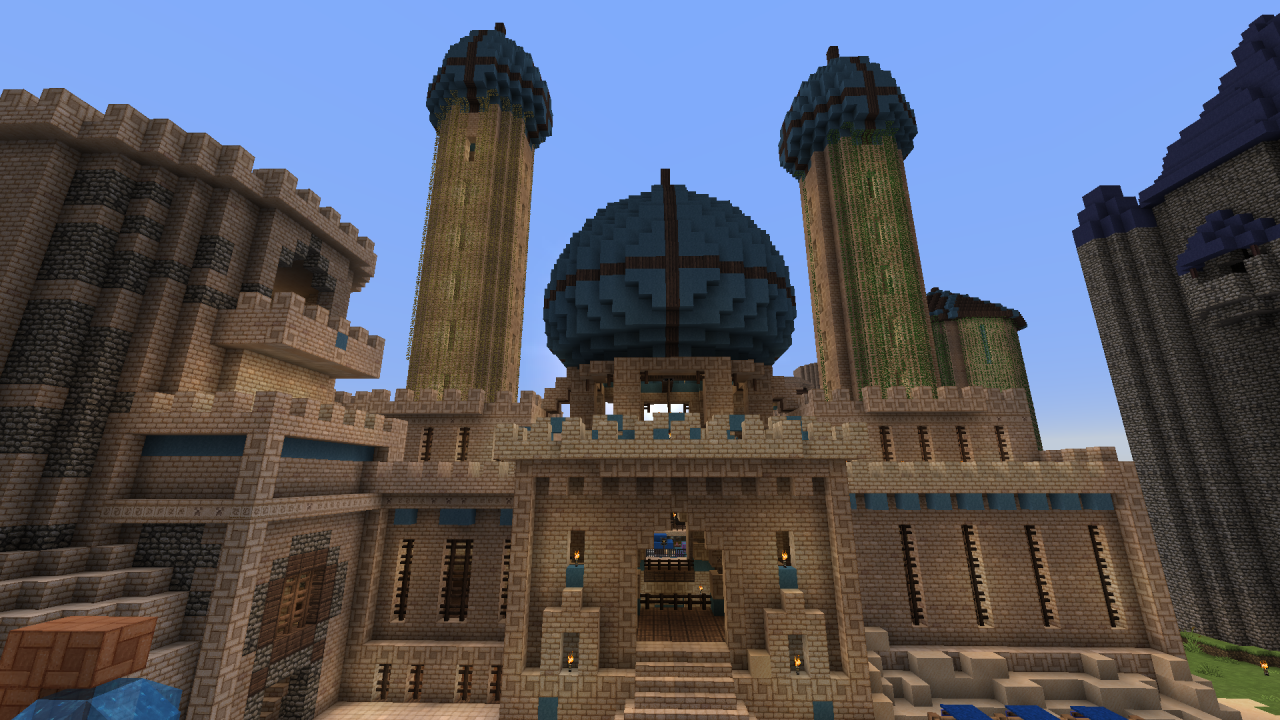 Castle complex in progress Minecraft Map