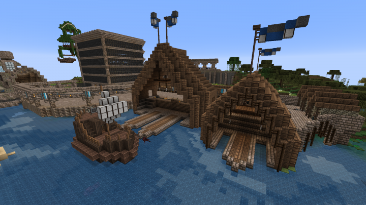 Castle complex in progress Minecraft Map