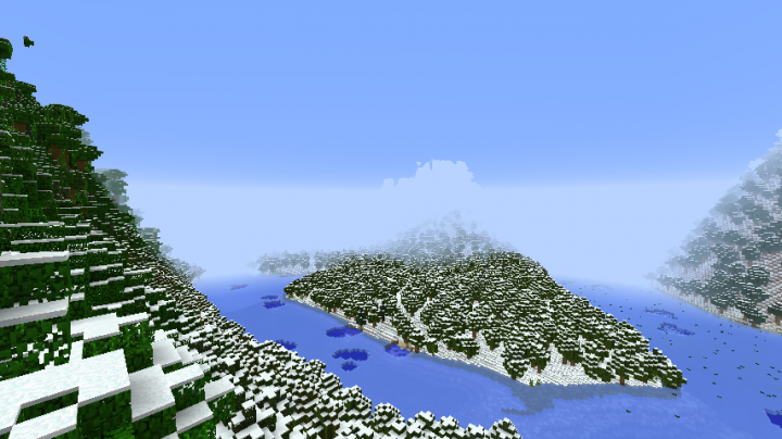 Custom Snowy World Minecraft Map