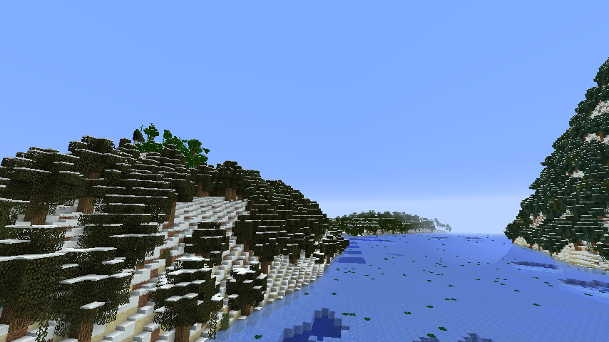 Custom Snowy World Minecraft Map