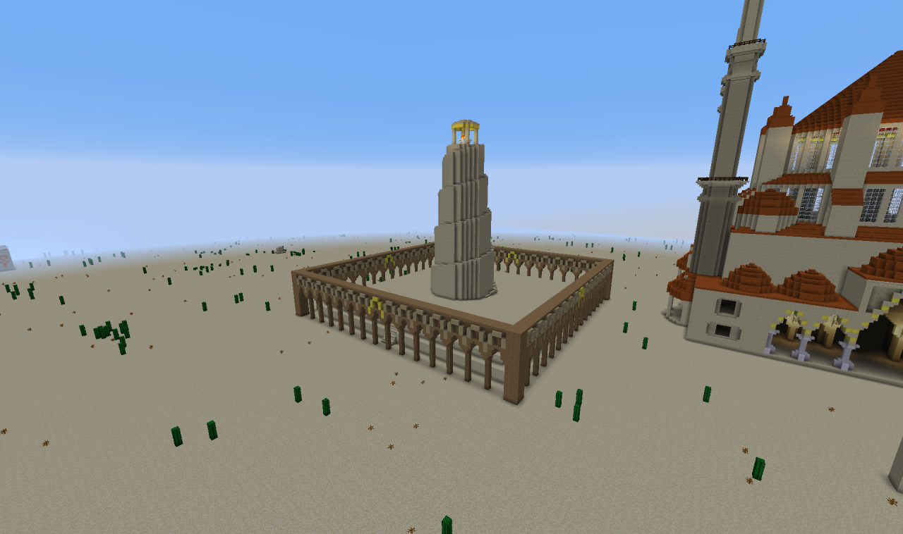 AoE II Saracens' Wonder "Minaret of Samarra" Minecraft Map