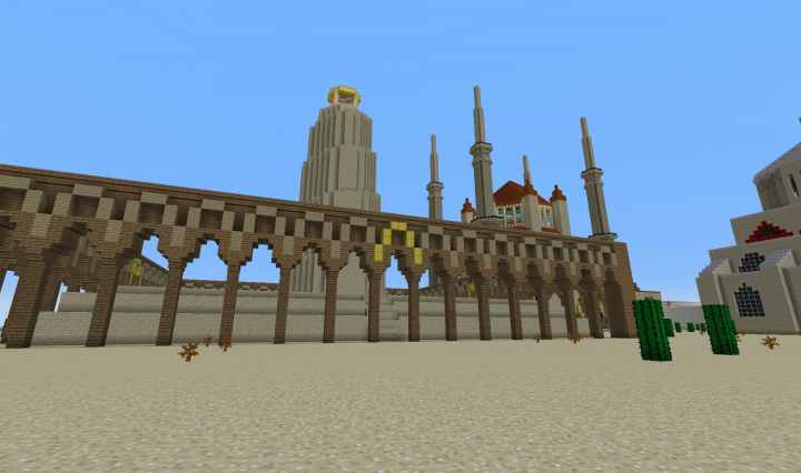AoE II Saracens' Wonder "Minaret of Samarra" Minecraft Map