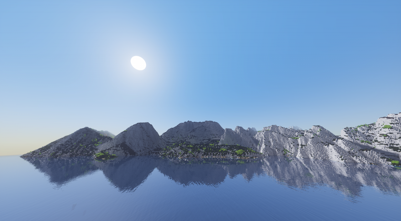 Massive Lake in the Mountains (Free Download) Minecraft Map