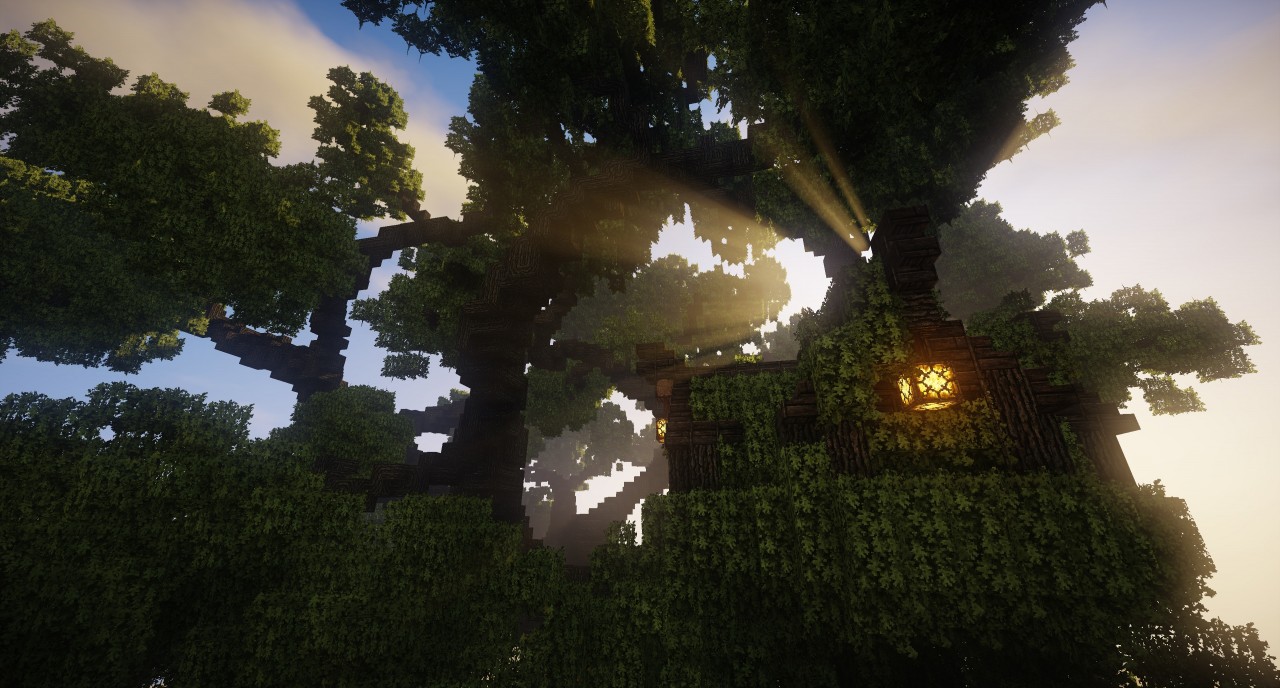 Elwood - Wood Elf Home Minecraft Map