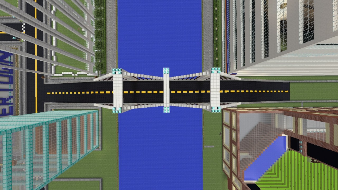 Cross-Town Bridge Minecraft Map