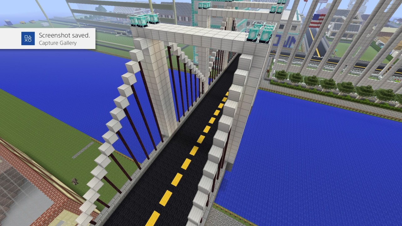 Cross-Town Bridge Minecraft Map