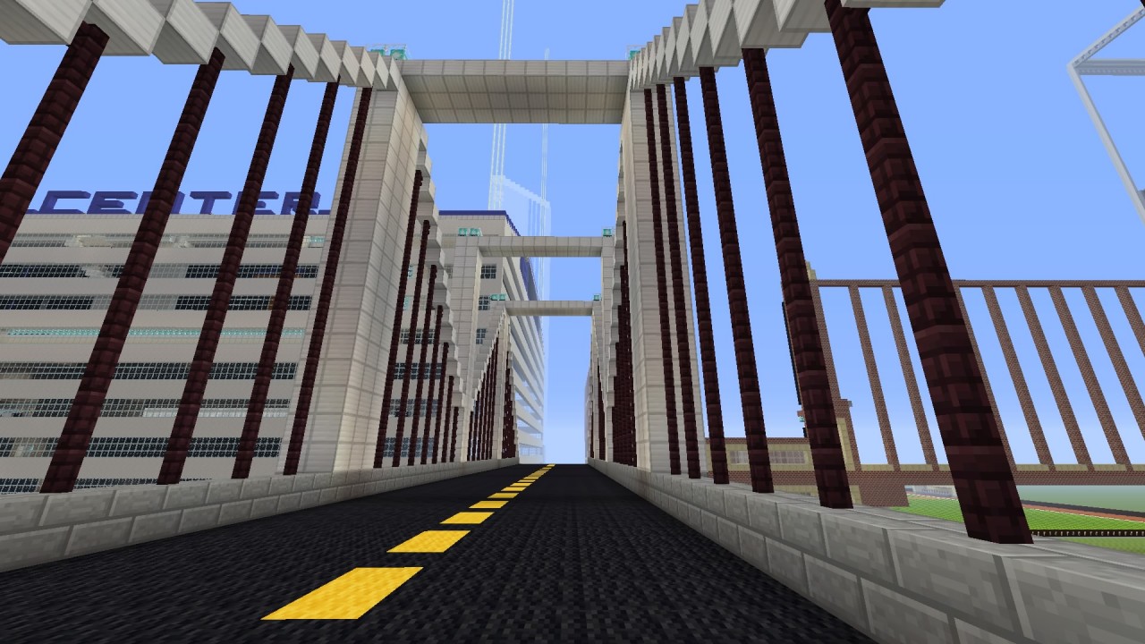 Cross-Town Bridge Minecraft Map