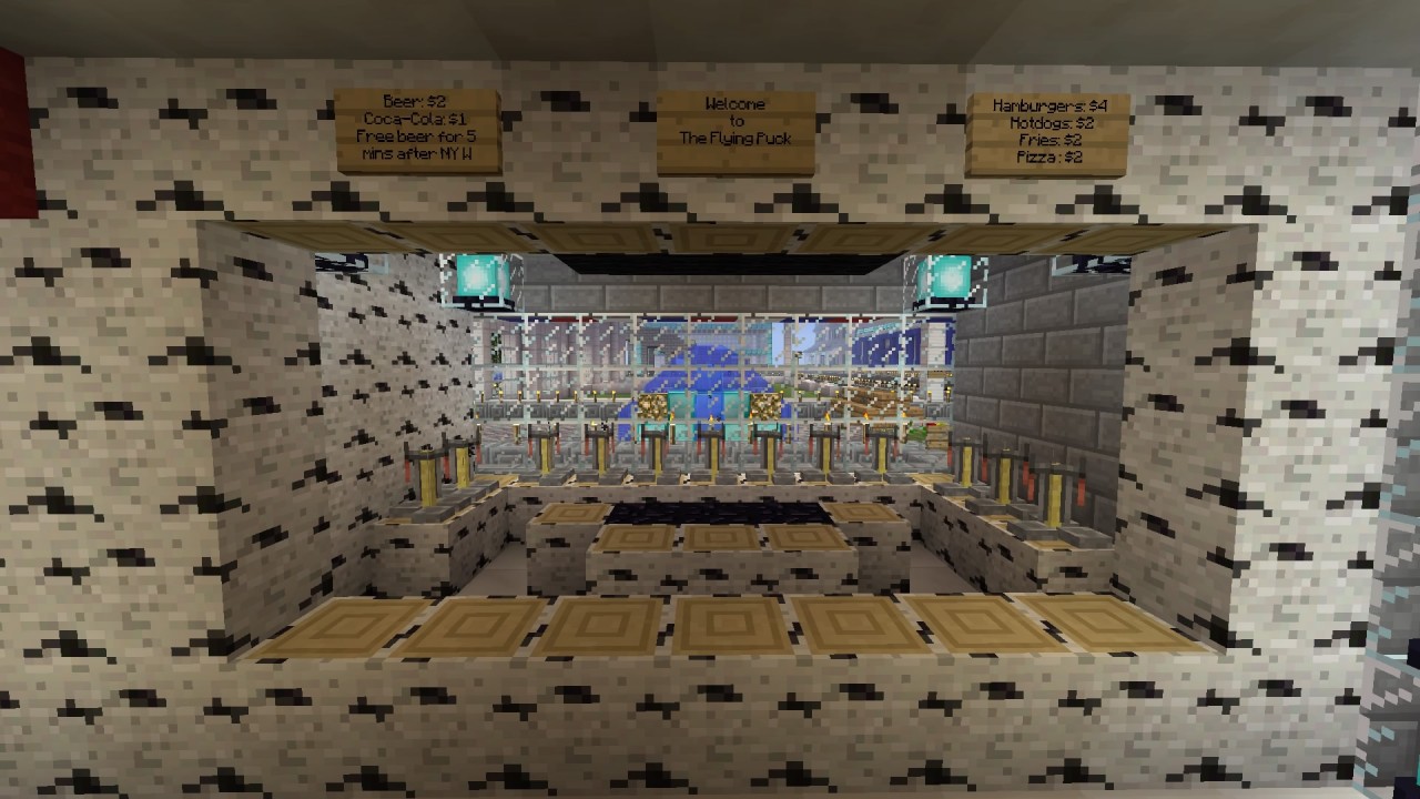Flying Puck Bar and Grill Minecraft Map