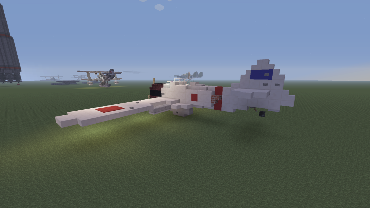 WWII Imperial Japanese Mitsubishi A6M Zero fighter Minecraft Map