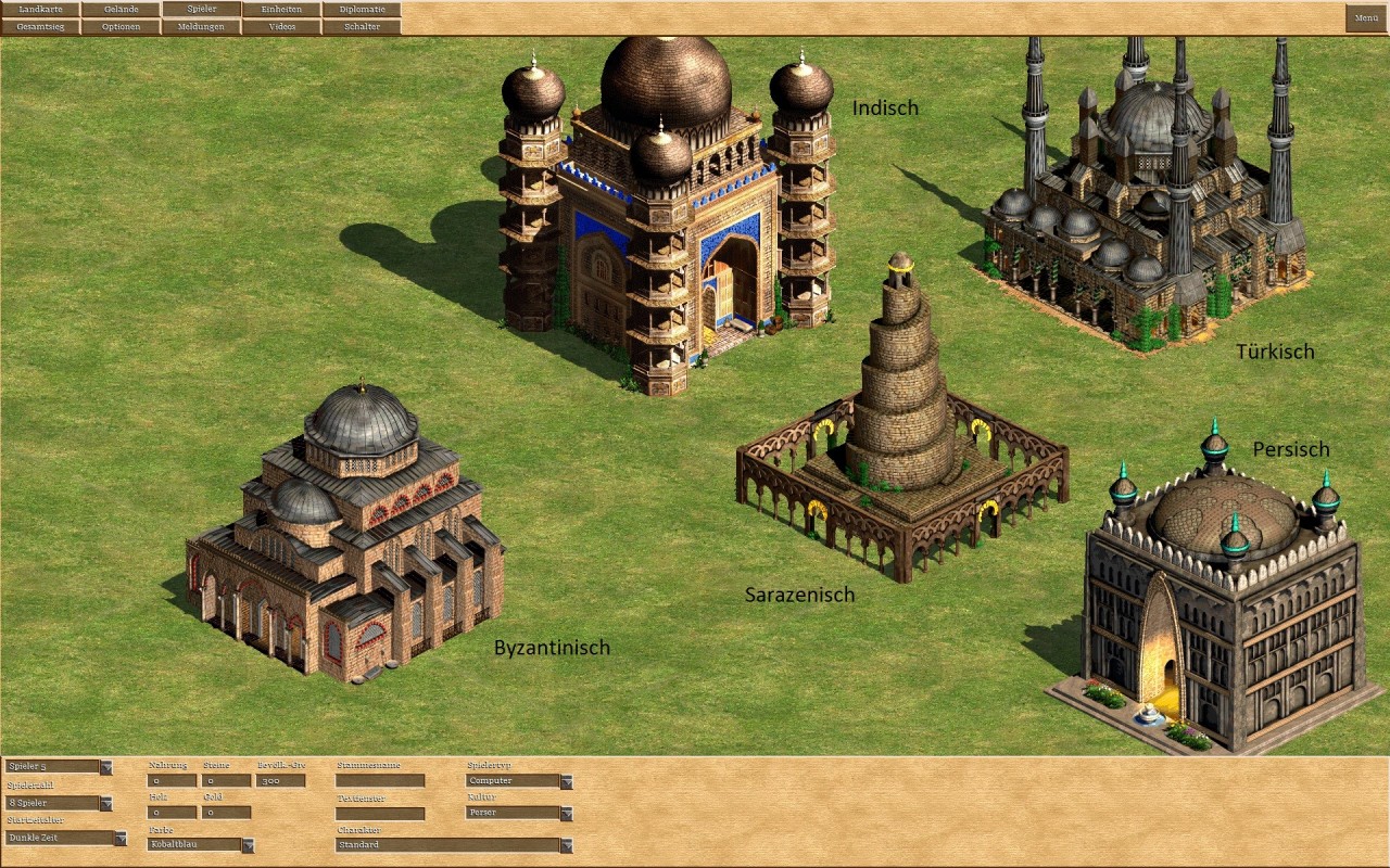 AoE II Saracens' Wonder "Minaret of Samarra" Minecraft Map