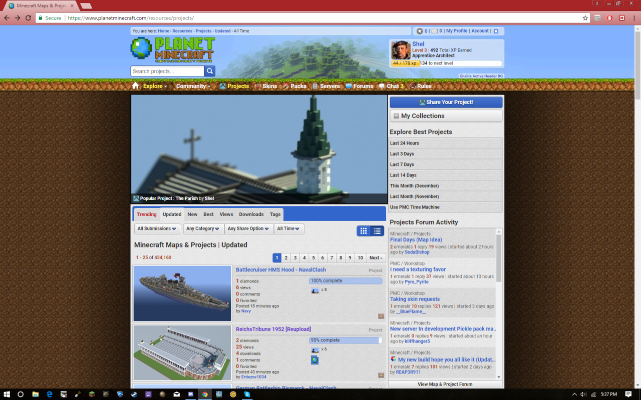 The Parish Minecraft Map