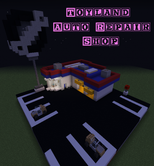 ToyLand Series - Toy Car Repair Shop Minecraft Map