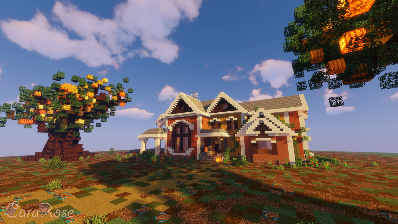 October Family House | Minecraft Timelapse Minecraft Map