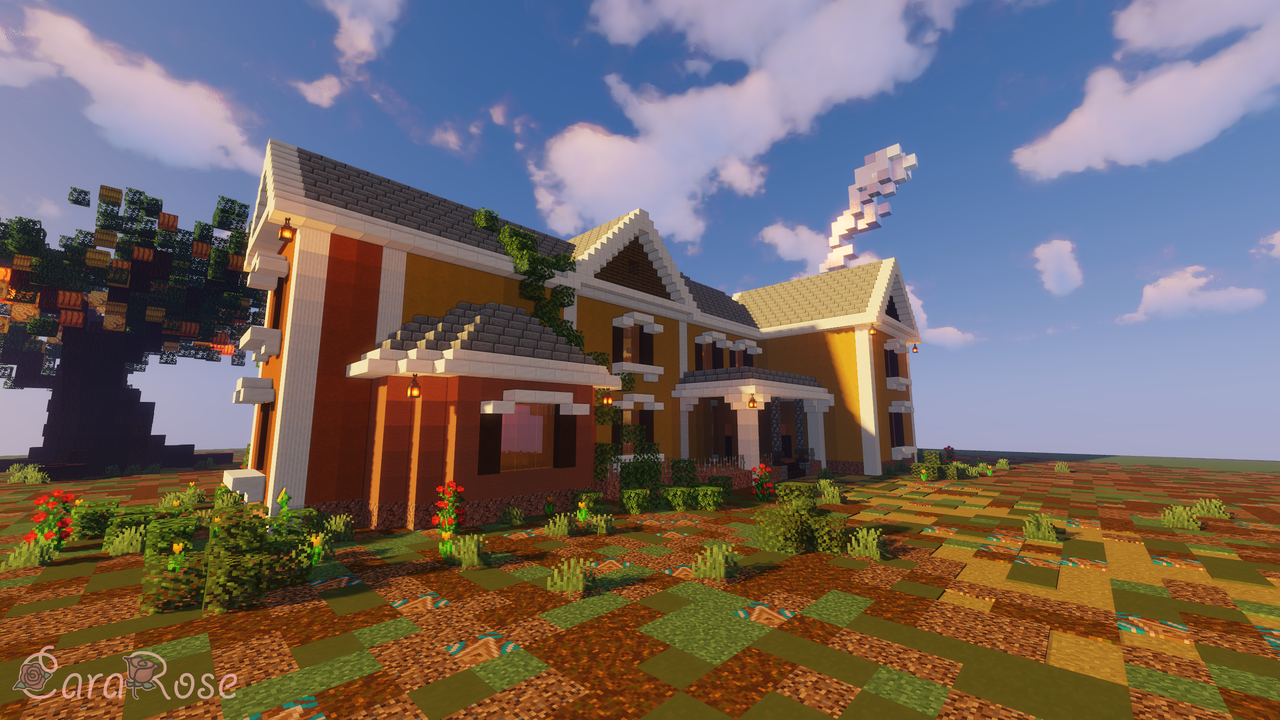 October Family House | Minecraft Timelapse Minecraft Map