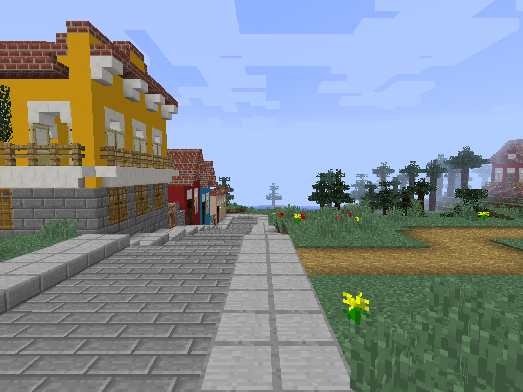 Brazilian Neoclassical City Minecraft Map