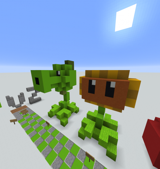 Just a PvZ Museum Minecraft Map